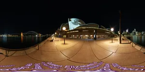 Queen Elizabeth II on the Opera House.